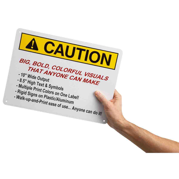 BBP85 Industrial Sign and Label Printer with Workstation Safety and Fa ...