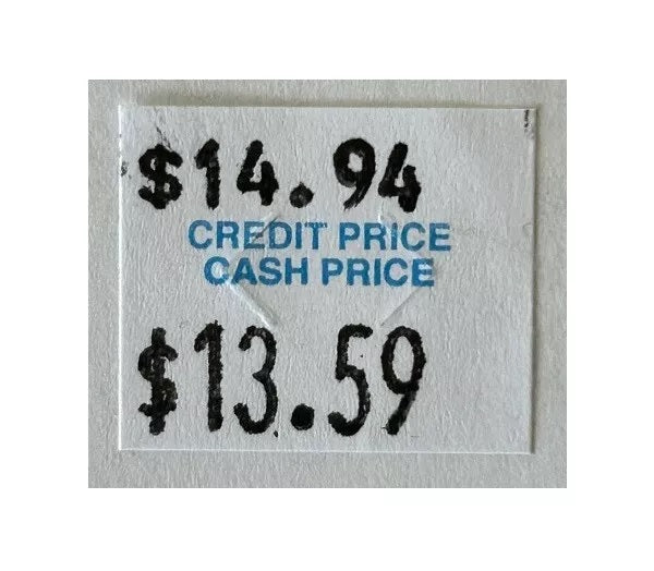 Monarch 1136 CASH/CREDIT Labels (8 rolls) – Image Supply