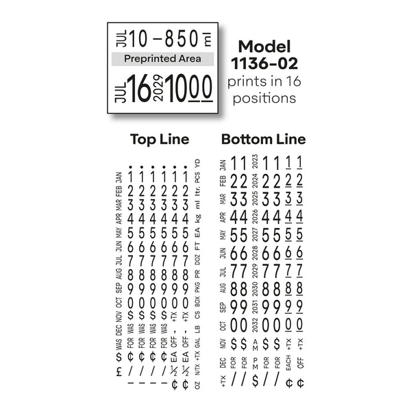 Monarch 1136-02 Label Gun - Date & Time Coding W/LABELS – Image Supply