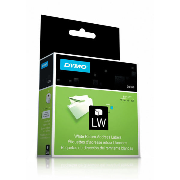 Dymo 30330 White Return Address Labels 3/4" X 2" – Image Supply