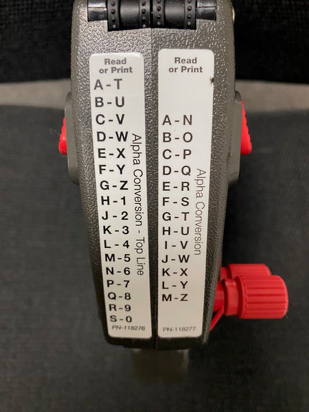 Monarch 1136-AA Label Gun "Alpha/Numeric Top & Alpha Bottom" – Image Supply
