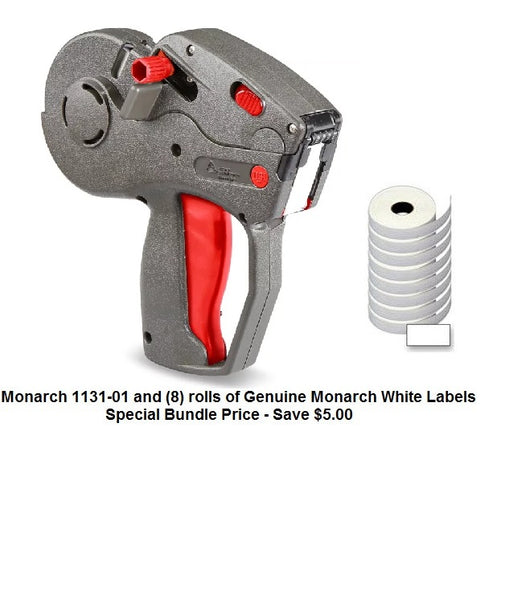 Monarch 1131-01 Label Gun "Pricing" - Includes (8) rolls of white labe ...